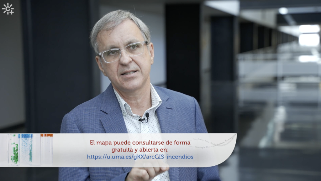 La UMA presenta en Canal Sur su mapa interactivo de incendios ...